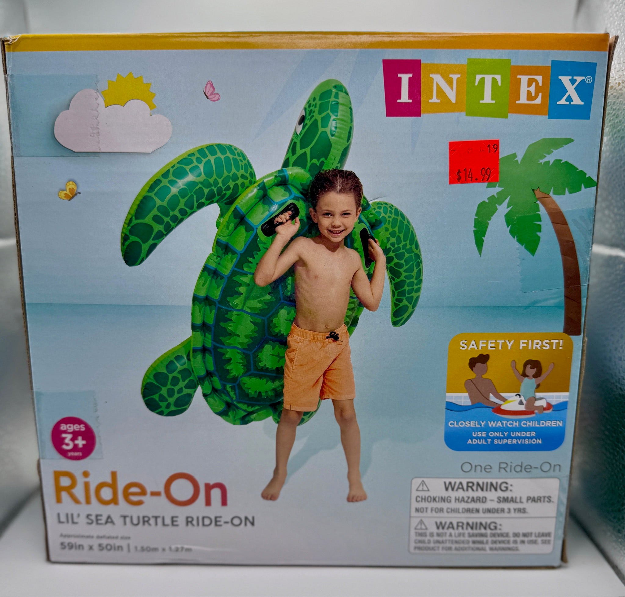 Intex Lil’ Sea Turtle Ride-On – World Wide Imports